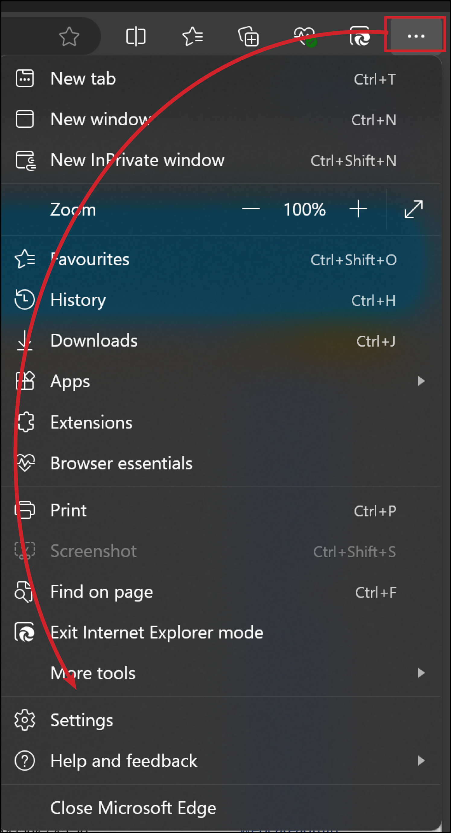 Open Edge in Internet Explorer Mode – Webcare Help Centre