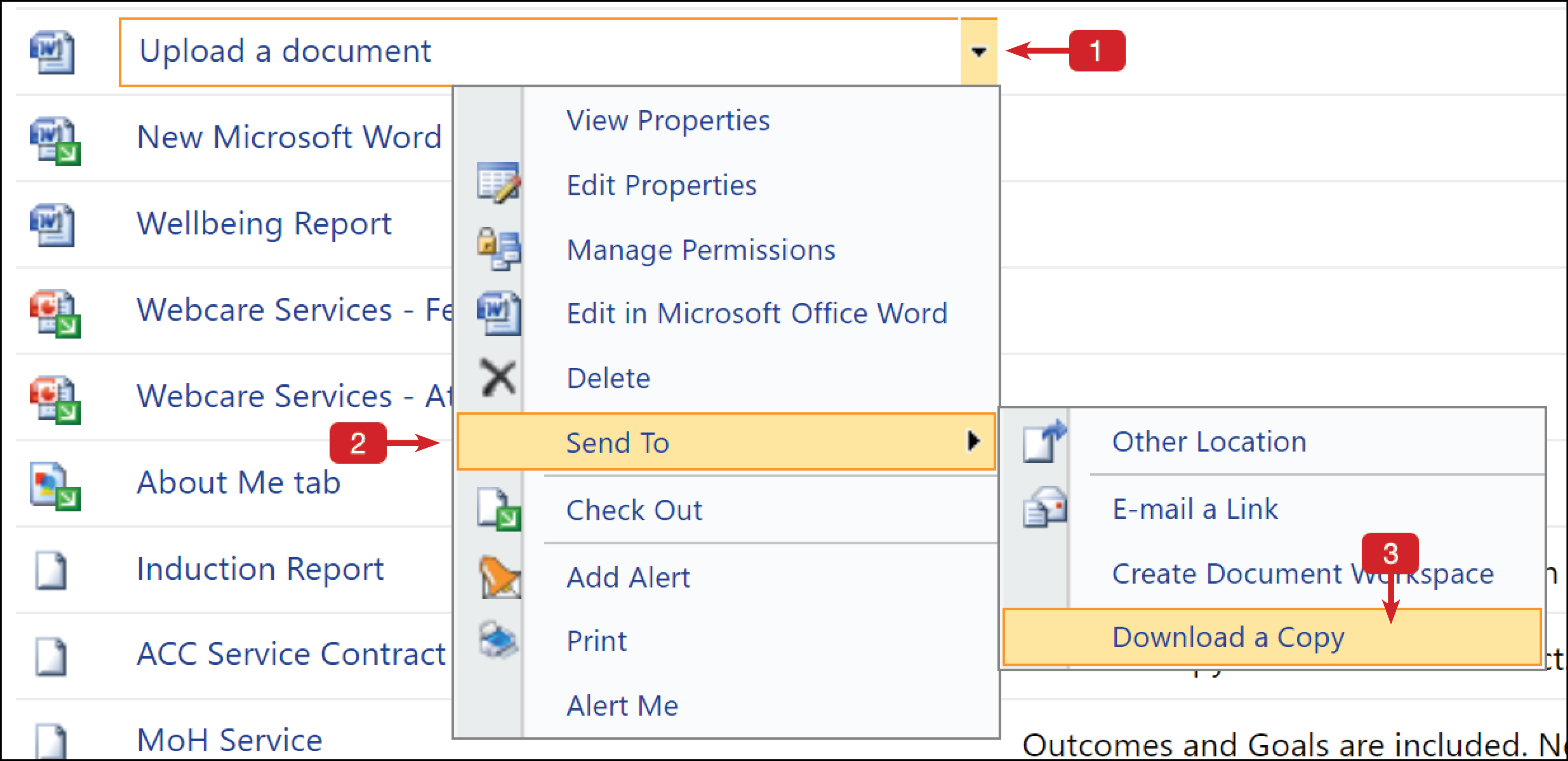 Client Documents – Webcare Help Centre