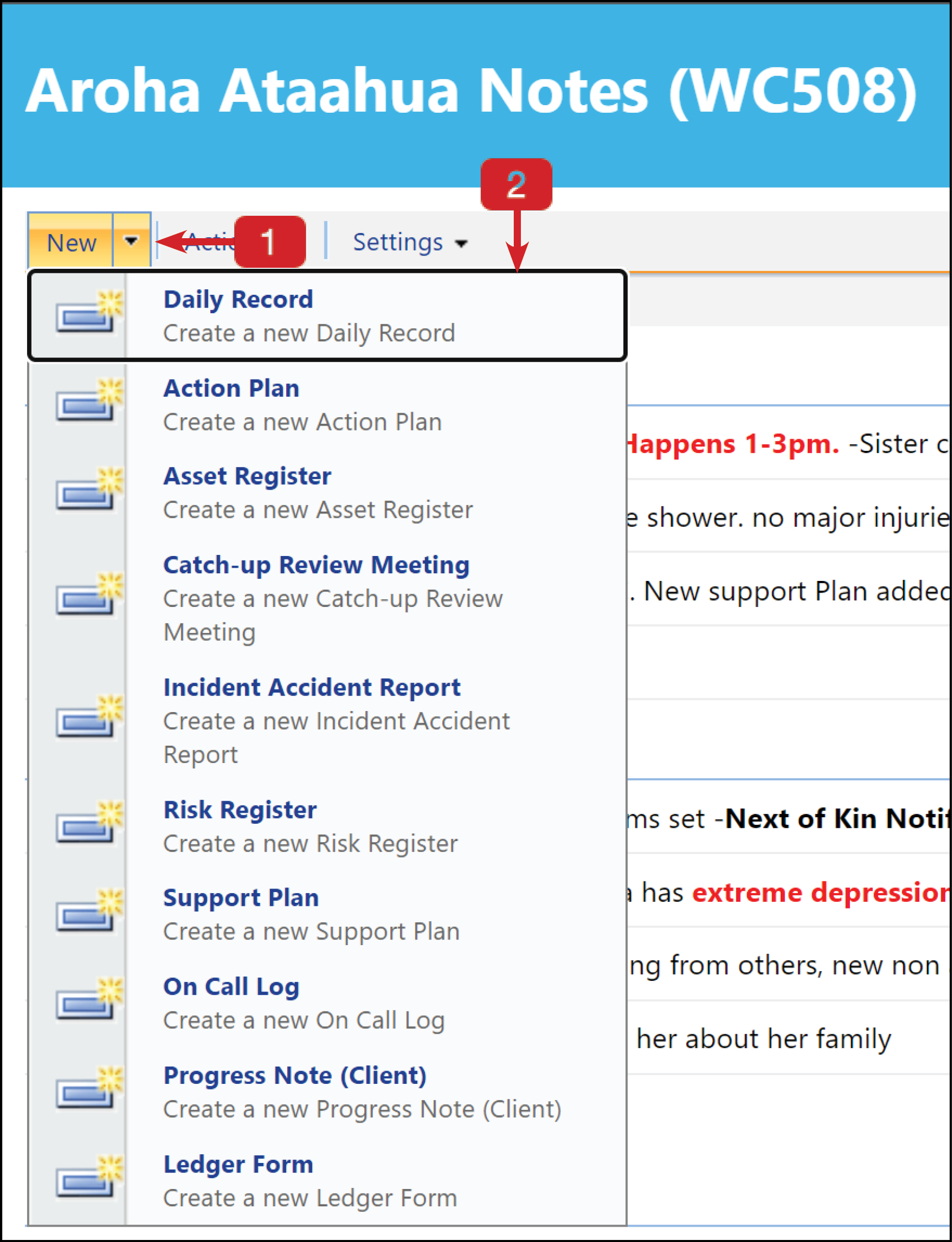 Client Forms – Webcare Help Centre