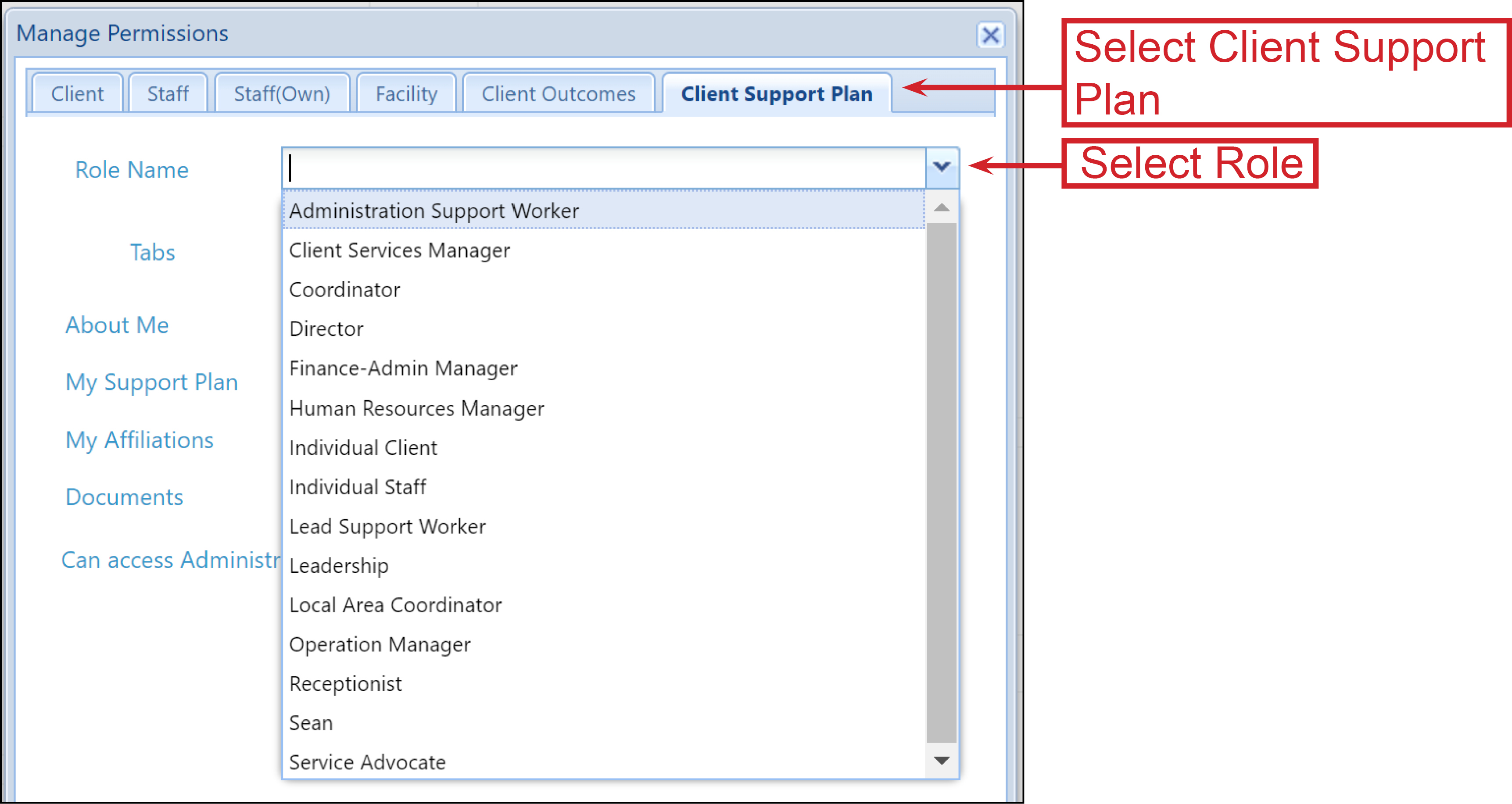 Manage Permissions - Support Plan – Webcare Help Centre