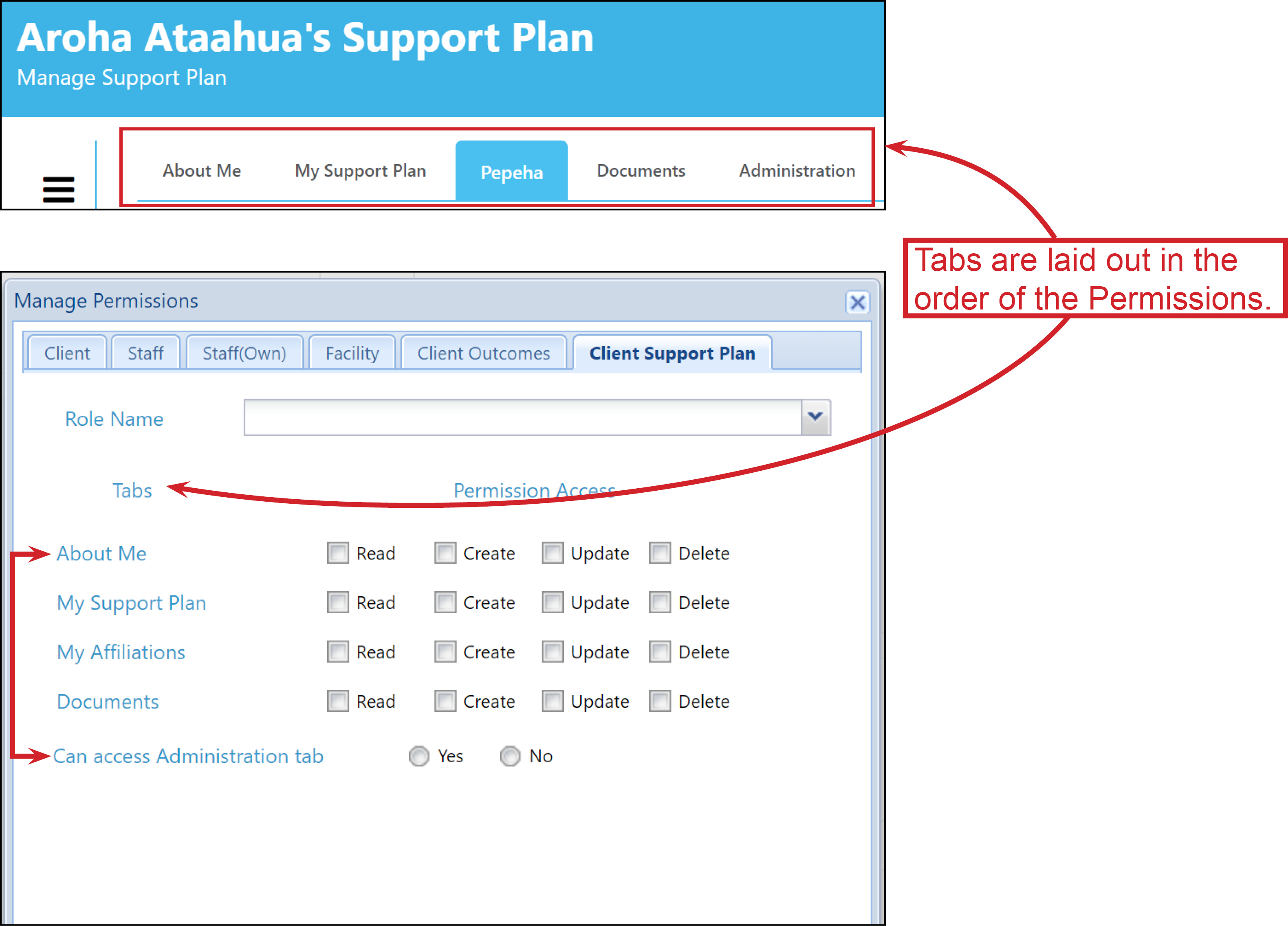 Manage Permissions - Support Plan – Webcare Help Centre