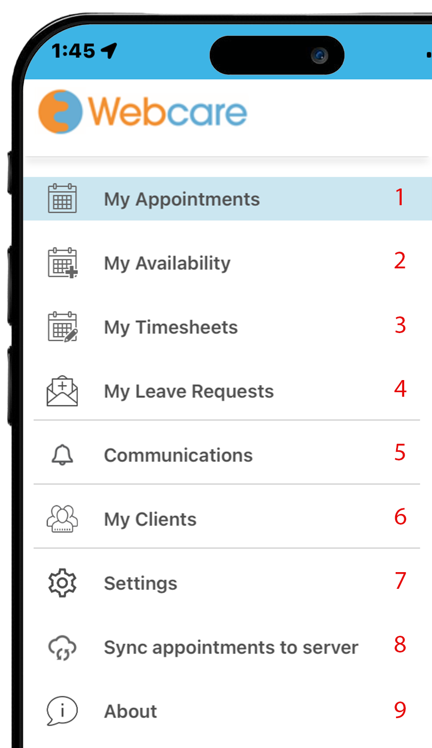 Getting Started with Mobile App – Webcare Help Centre
