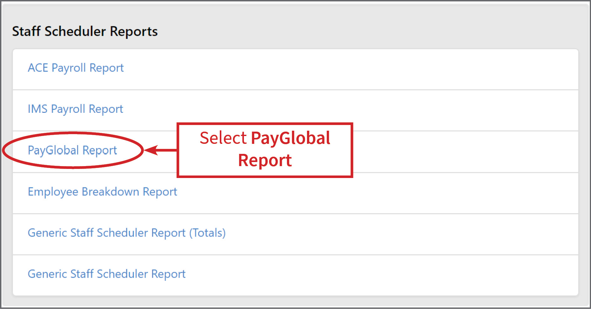 Exporting to PayGlobal – Webcare Help Centre