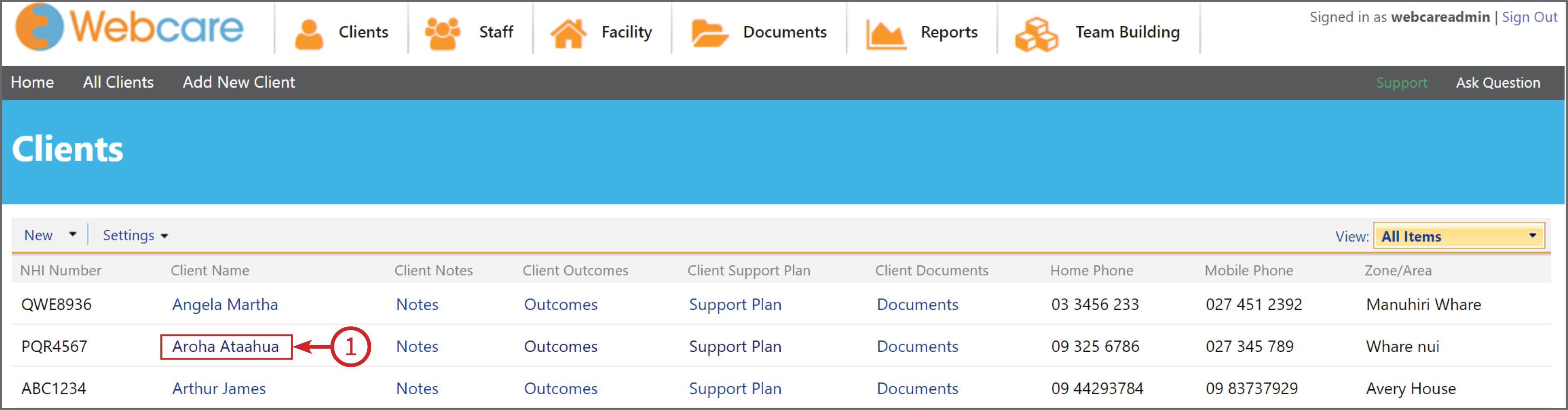 Client Services Fee Chart – Webcare Help Centre