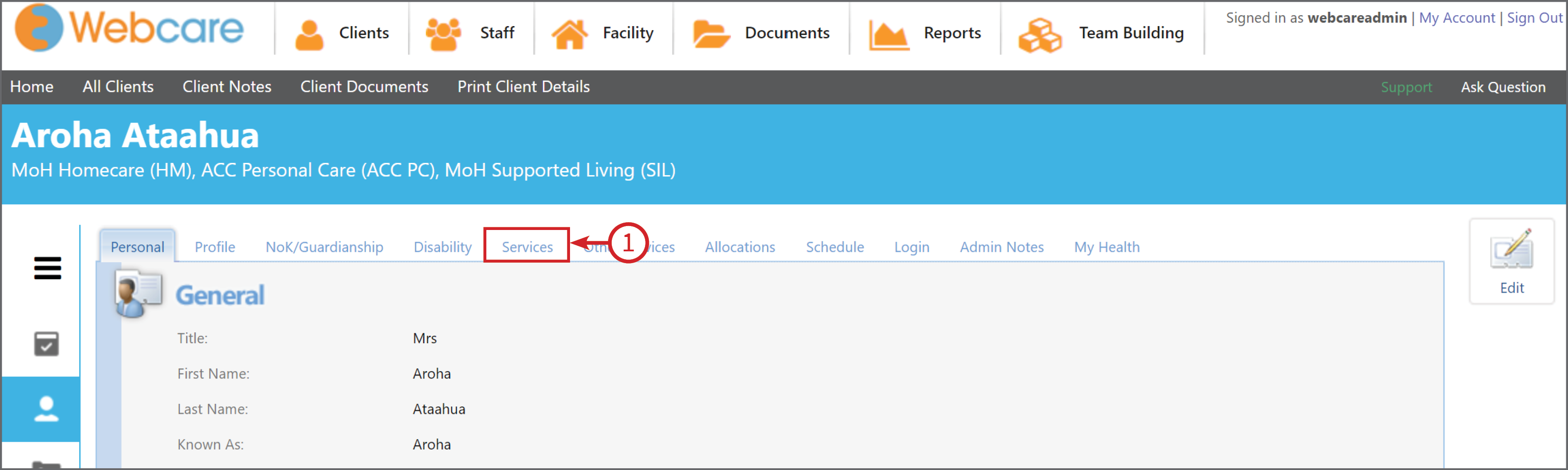 Client Services Fee Chart – Webcare Help Centre
