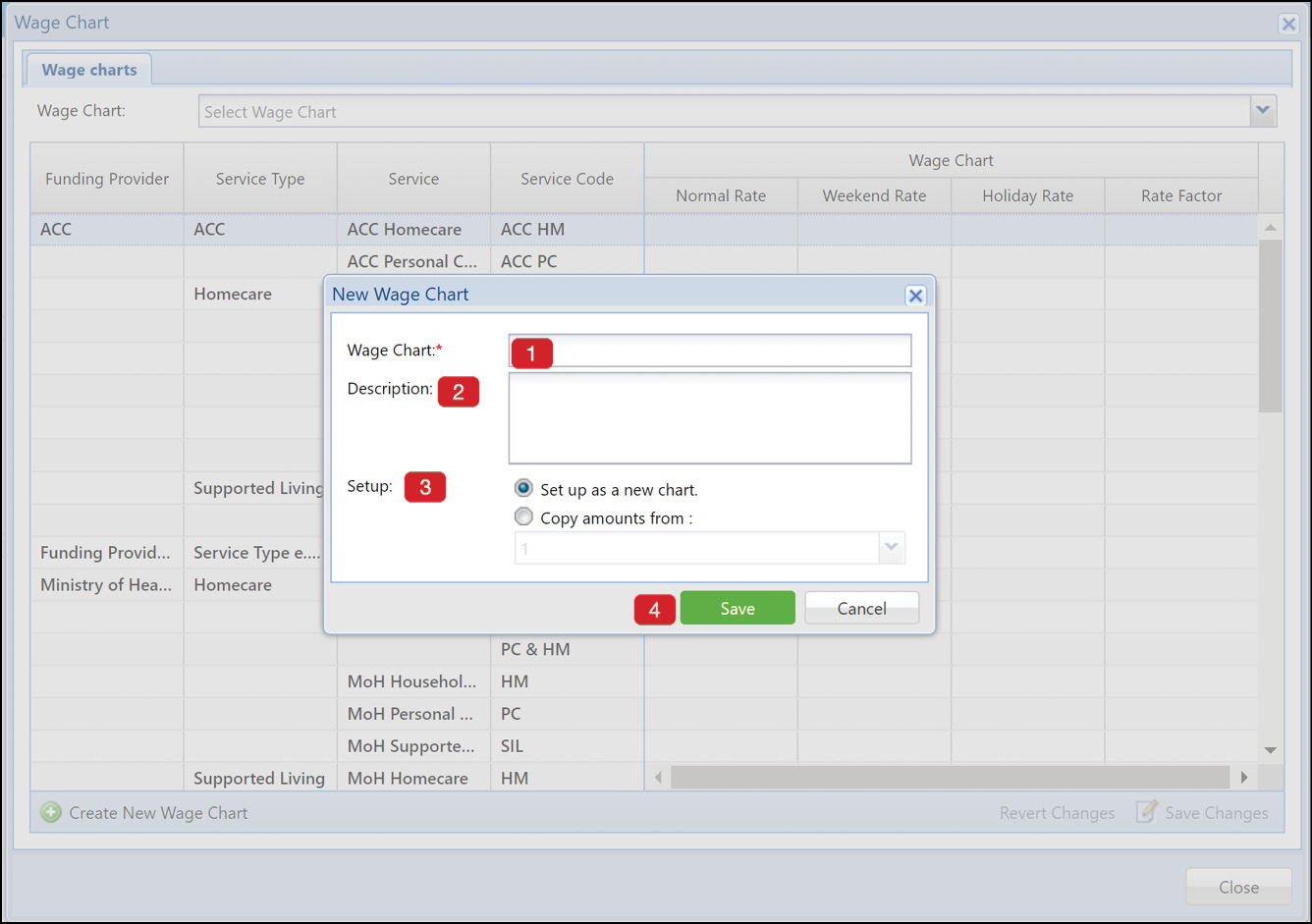 Wage Chart – Webcare Help Centre