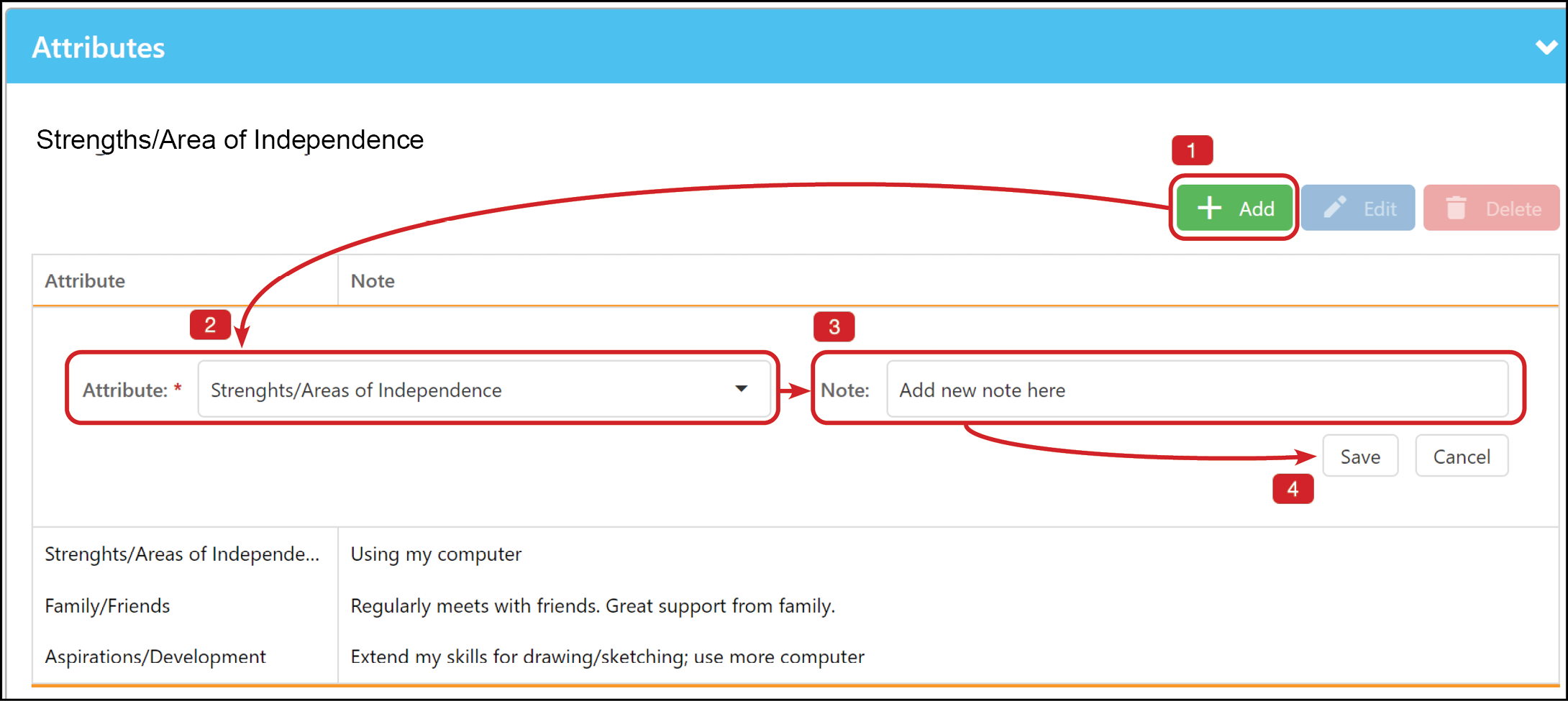 Goals & Outcomes Module – Webcare Help Centre