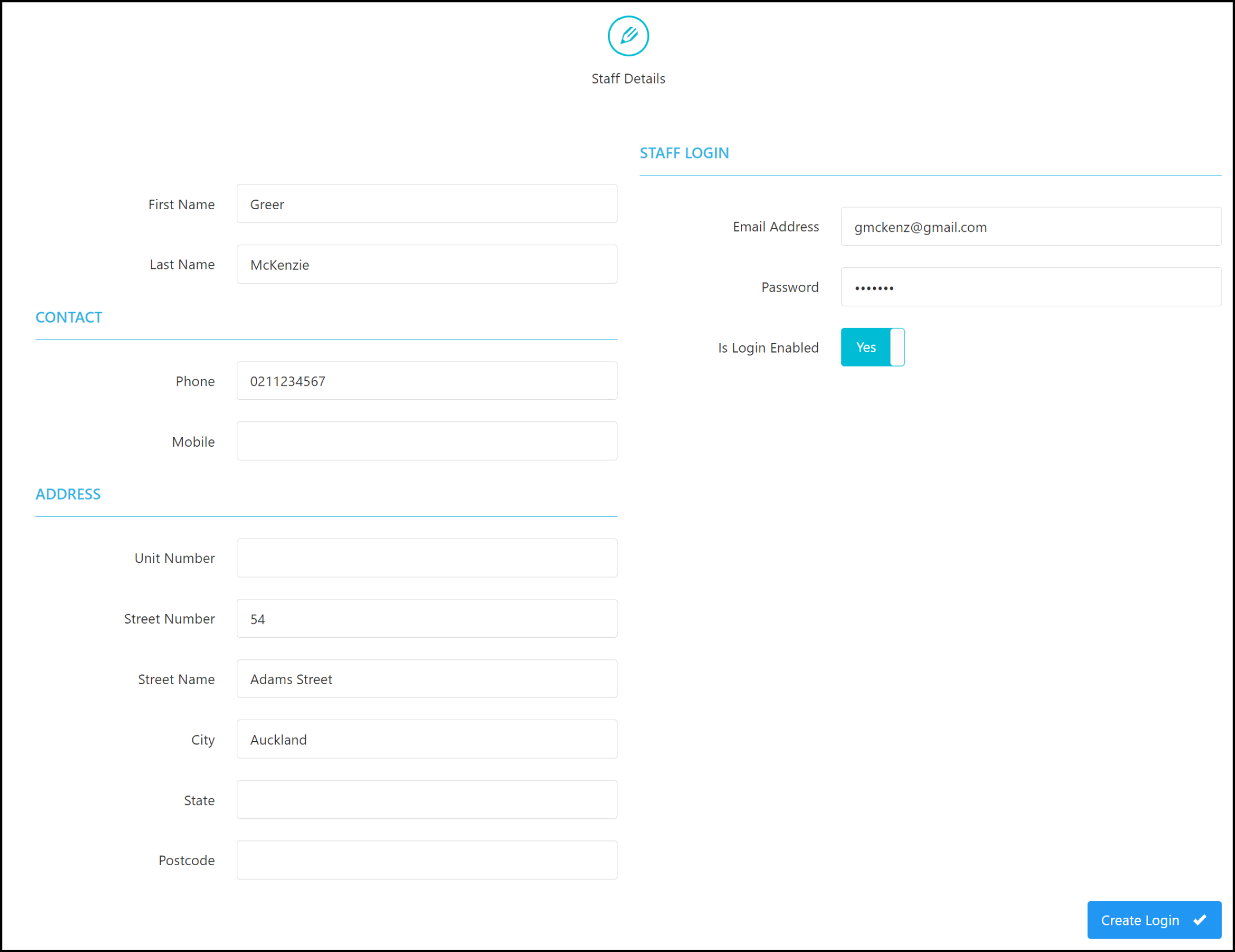 Create a New Staff Profile - Supported Employment – Webcare Help Centre